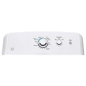 GE GTD33GASKWW Aluminized Alloy Drum Gas Dryer, 7.2 Cu. Ft. Capacity, White