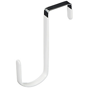 Spectrum Door Metal Hook White Vinyl Coating