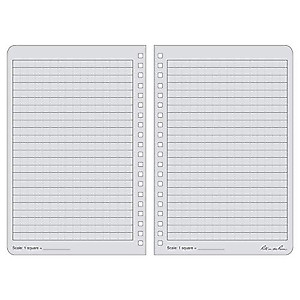 Rite In The Rain Weatherproof Side Spiral Notebook, 4.625" x 7", Black Cover, Universal Pattern, 3 Pack (No. 773L3)