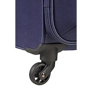 American Tourister Hand Luggage, Blue (Navy), Spinner M (67 cm-66 L)