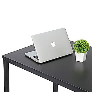 HANGKAI 47Inches Modern Simple Writing Computer Desk PC Laptop Sturdy Table Workstation for Office Work