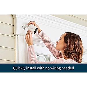 Arlo Essential Spotlight Camera - 3 Pack - Wireless Security, 1080p Video, Color Night Vision, 2 Way Audio, Wire-Free, Direct to WiFi No Hub Needed, Works with Alexa, White - VMC2330