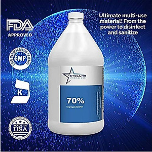 Stellar Chemical Isopropyl Alcohol (IPA) 70% Purity | | Made in USA | 1 Gallon