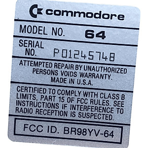 Commodore 64 Computer Video Game System