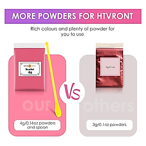 HTVRONT Mica Powder for Epoxy Resin 130g - 26 Colors Shimmery Pigment Powder - Easy to Mix & Natural Resin Mica Powder for Soap Making, Lip Gloss, Bath Bombs