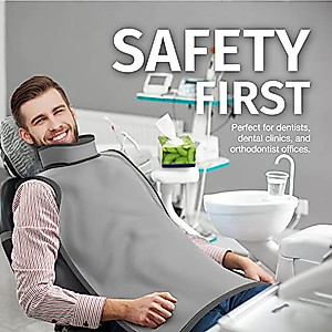 RADIATE Lead Apron for X-Rays - X Ray Dental Lead Vest with Thyroid Shield Radiation Protection Collar - One Size Fits All Adult and Kids Apron for Dentist Xray Machine, Radiology Equipment, Lab- Grey