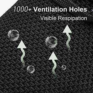 HIITAVE Walking Shoes Womens Tennis Slip On Sneakers for Running Fitness Jogging Plantar Fasciitis Breathable Black Lavender Size 8 US