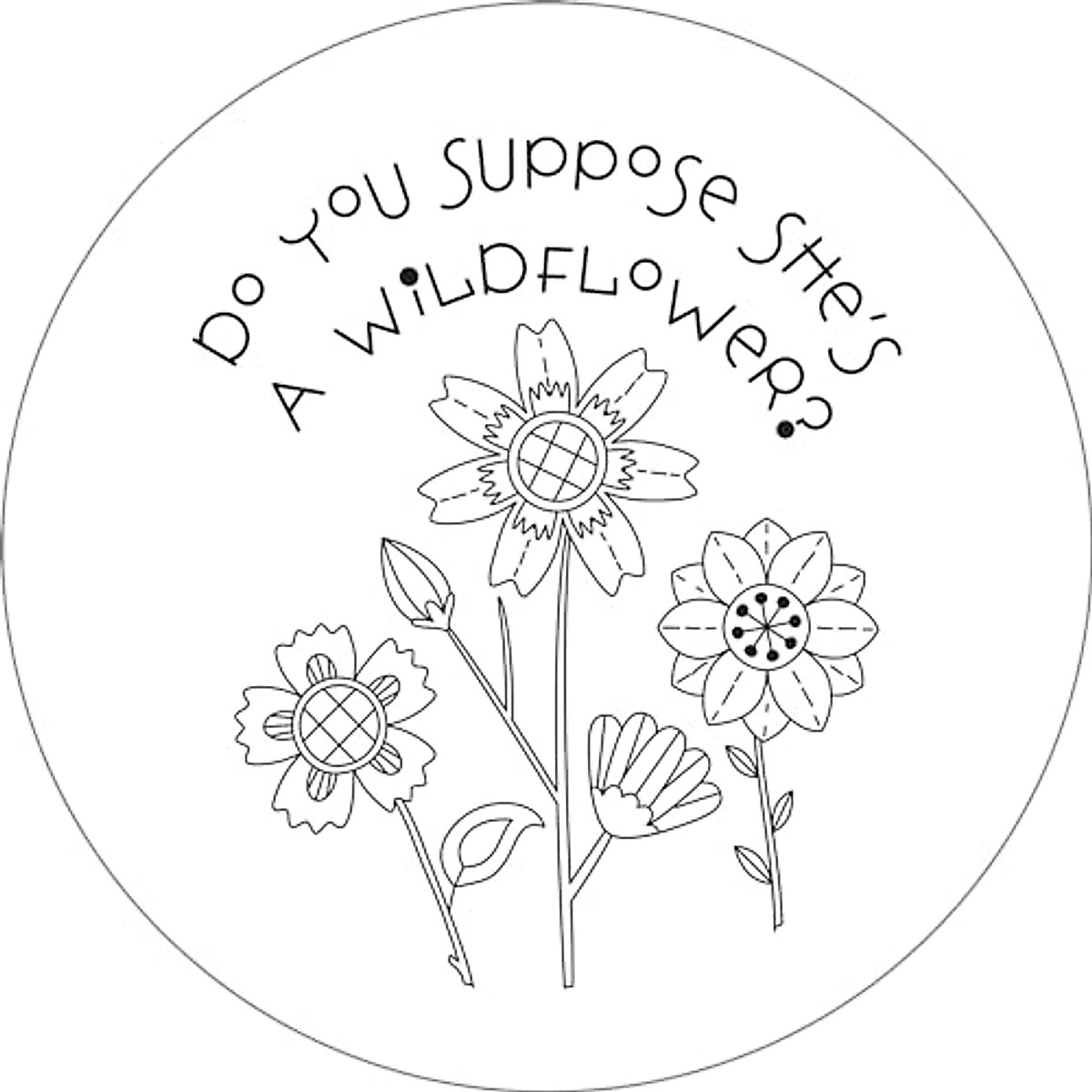 Blooms & Succulents Embroidery Pattern Transfers (set of 10 hoop designs!)