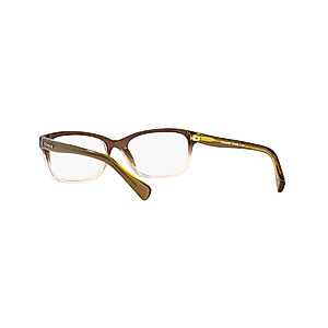 Coach HC6089 Prescription Eyewear Frames, Transparent Olive Gradient/Demo Lens, 51 mm