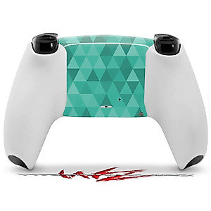 WraptorSkinz Skin Wrap compatible with Sony PS5 DualSense Controller Triangle Mosaic Seafoam Green (CONTROLLER NOT INCLUDED)