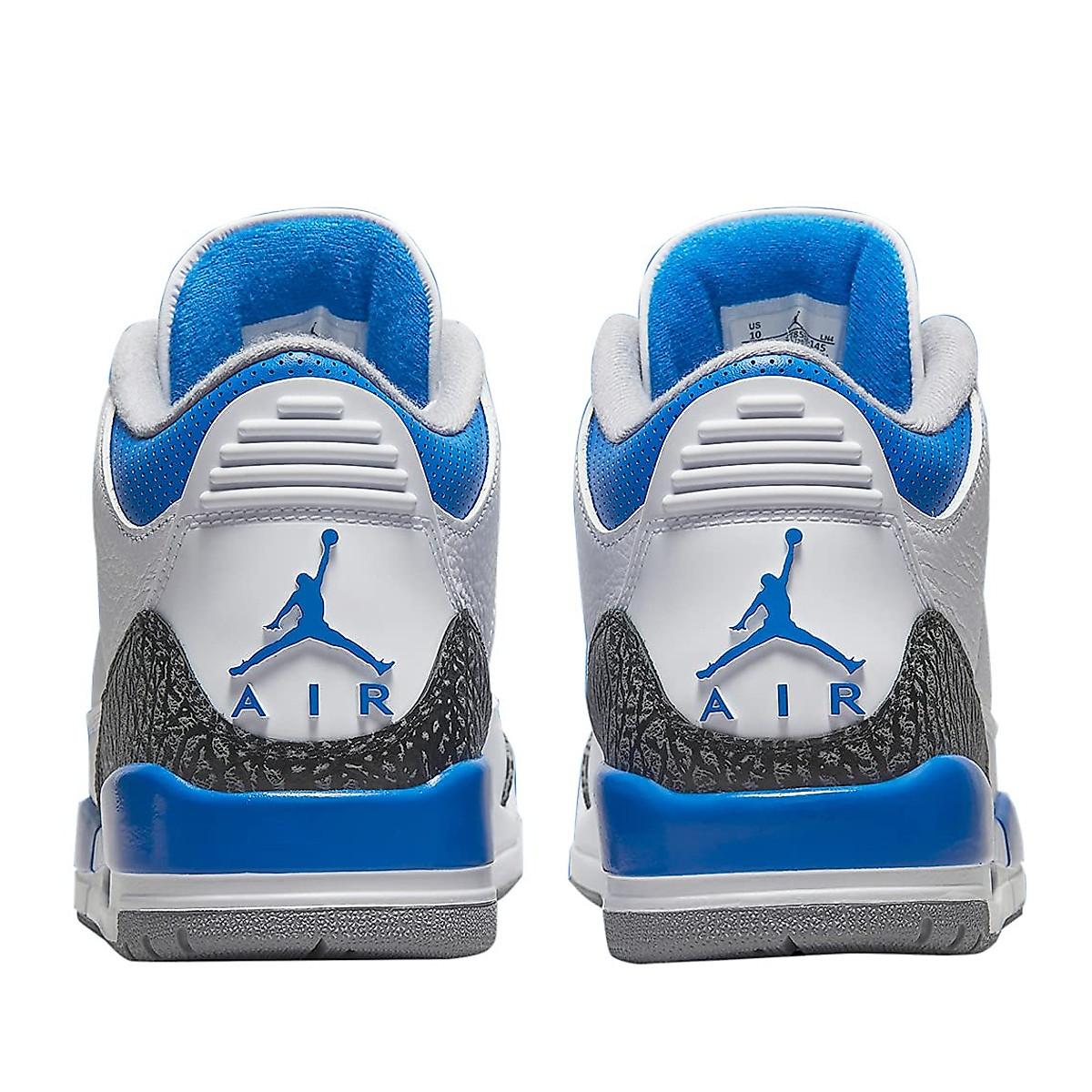 Jordan Mens Air 3 Retro CT8532 145 Racer Blue - Size 10.5