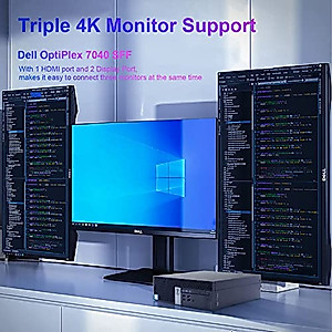 Dell OptiPlex 7040 Desktop Computers PC,i7-6700 3.4GHz, 32GB DDR4 Ram New 1TB M.2 NVMe SSD, AX210 Built-in WiFi 6e Bluetooth 5.2,Refubished Computer HDMI,Dual Monitor Support,Windows 10 Pro (Renewed)