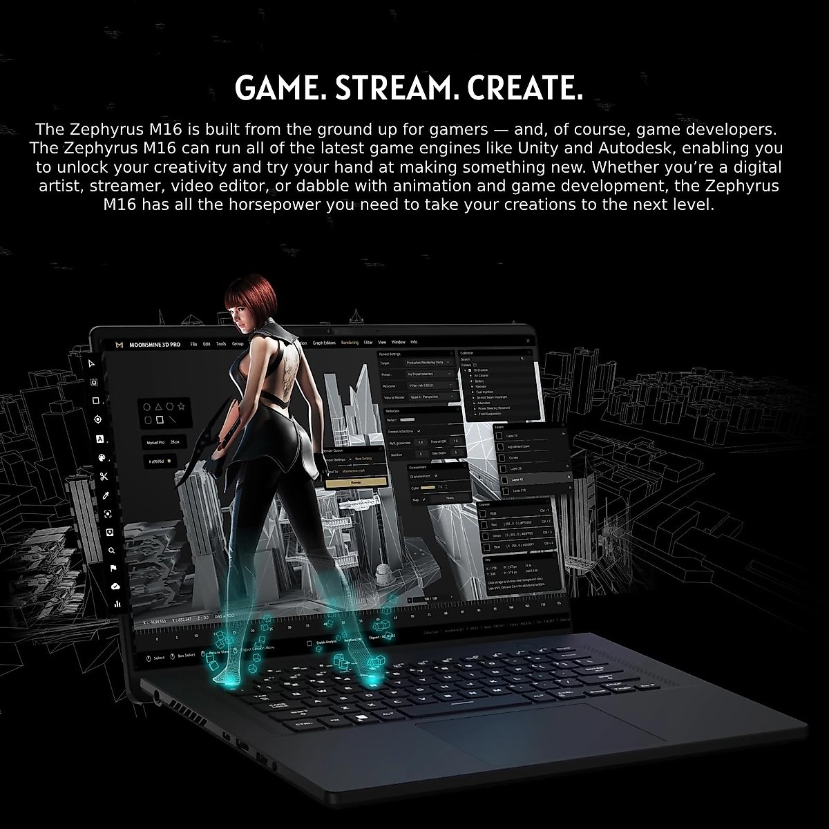 ASUS ROG Zephyrus M16 Gaming Laptop - 16" QHD 240Hz Display, Intel Core i9 13900H, NVIDIA GeForce RTX 4070, 64GB DDR5 RAM, 4TB SSD, Wi-Fi 6, Backlit Keyboard, Windows 11 Home, with Gaming Mouse