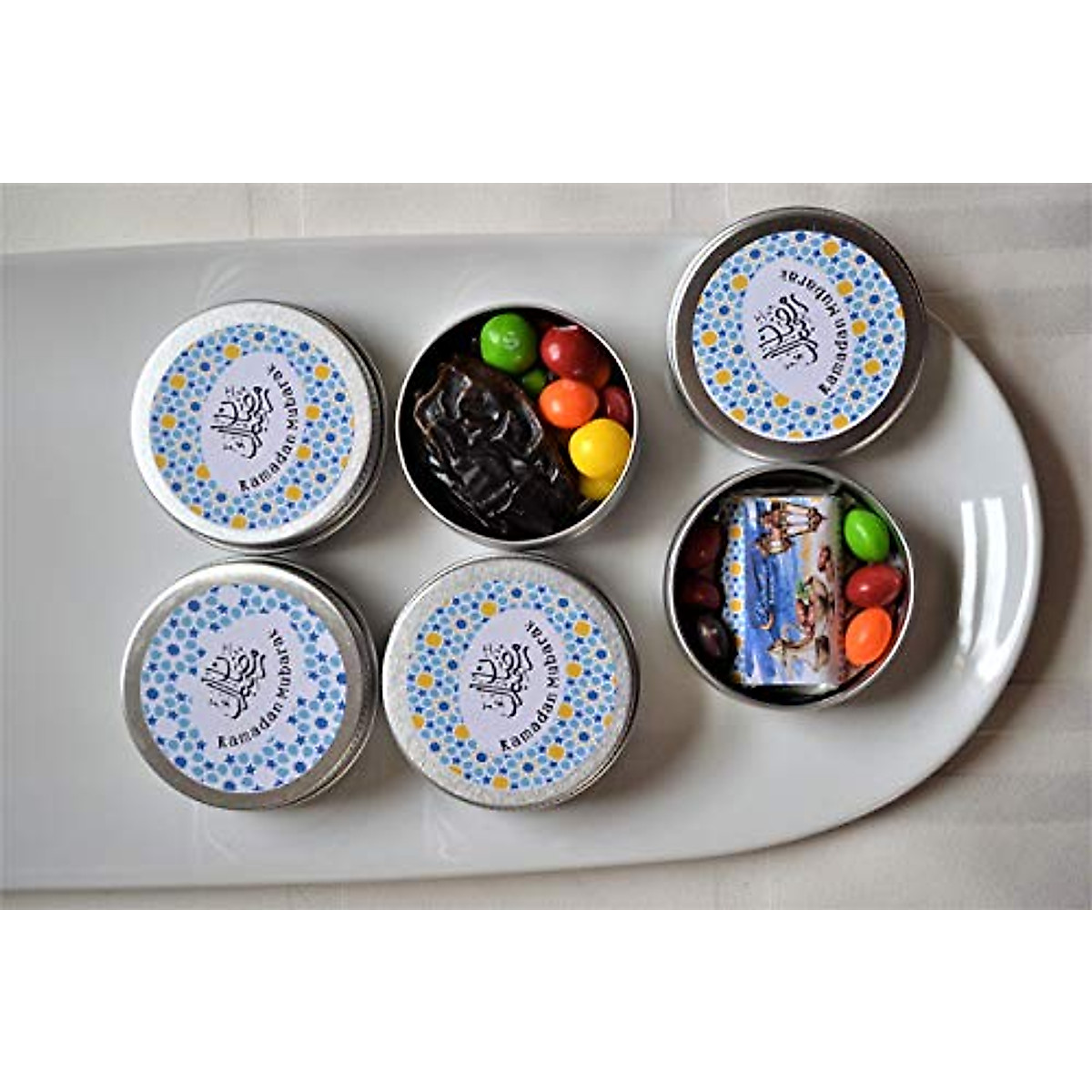 Ramadan Candy boxes Set of 10, Ramadan goodie bags, Ramadan kids favors, Ramadan treats gifts for kids, Ramadan party supply, Eid candy tins