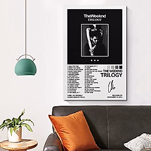 The Weeknd Poster Trilogy Album Cover Poster for Boys Room Canvas Wall Art Bedroom Decor 16x24inch(40x60cm)