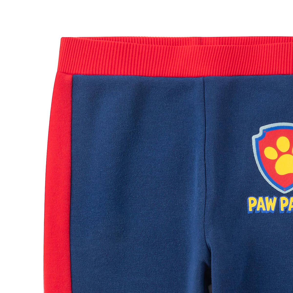 Paw Patrol Nickelodeon Marshall, Chase and Rubble Boys’ Sweatshirt and Jogger Set for Toddler and Little Kids – Navy/Red