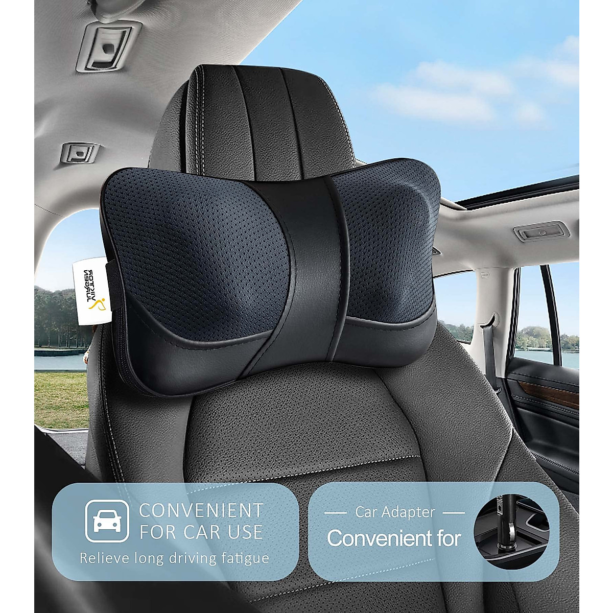 VIKTOR JURGEN Christmas Back Massager Gifts, Shiatsu Kneading Massager for Neck and Shoulder, Massage Pillow with Heat Relaxation Gifts for Women/Men/Dad/Mom//Mothers Day/Fathers Day/Valentine's Day