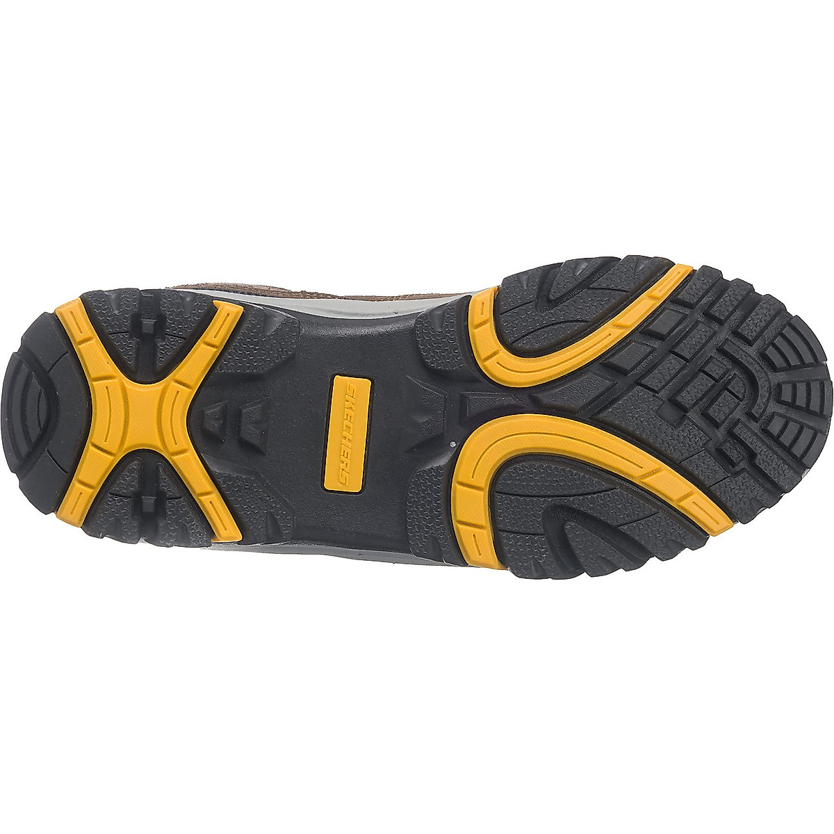 Skechers Men's Relment Pelmo Hiking Boot, Khaki, 10.5 X-Wide