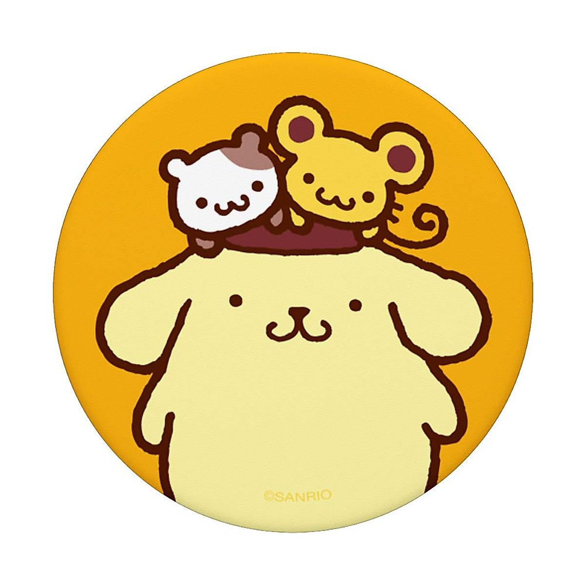 Pompompurin and Friends PopSockets Stand for Smartphones and Tablets PopSockets PopGrip: Swappable Grip for Phones & Tablets