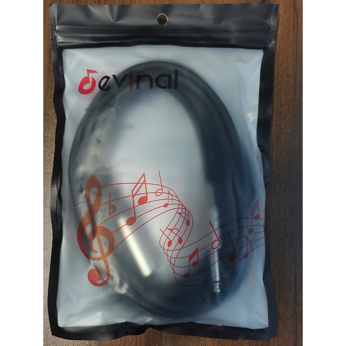 Devinal Unbalanced XLR Male to 1/4" Inch TS Mono Male Plug Audio Connector, 6.35mm to XLR Cable for Amplifiers, Instruments etc.[10 Feet]