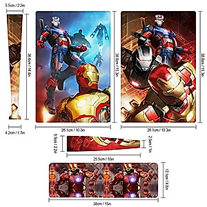 Stickers for PS5 Console and Playstation 5 Controller Skin,Digital Edition for Anime Accessories, No Bubble,Waterproof styleE