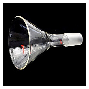 Youmine Science lab Science lab 100ml Chemistry Laboratory Glassware,Lab Glassware,Made from Borosilicate 90mm 24/29 Glass Powder Funnel