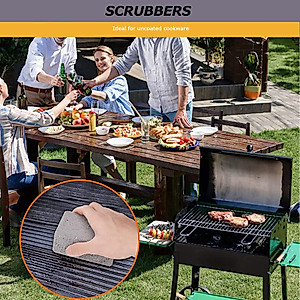 YTFGGY 9 Pack Grill Griddle Cleaning Brick Set, Ecological Grill Cleaning Stone for Removing BBQ Grills, Racks, Flat Top Cookers, Pool