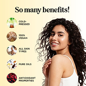 Pure Carrier Oils for Essential Oils - DIY Skin Care Set with Hair Oils Skin Oils for Body Care Moisturizers for Face and Body plus Nail Care - Anti Aging Skin Care DIY Beauty Products Carrier Oil Set