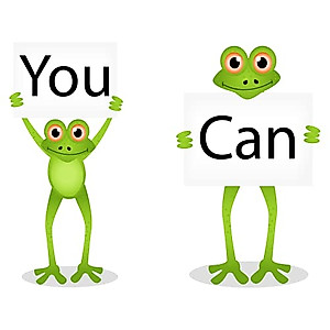 Frog Hop Classroom Playscape - Sensory Path - 15 Highly Durable Vinyl Decals for School Hallway Floors