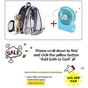 Front Expandable Cat Backpack Carrier, Fit up to 20 lbs, Space Capsule Bubble Window Pet Carrier Backpack for Large Fat Cat and Small Puppy