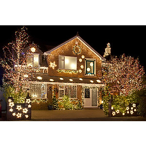 2 Packs of DecoBrite Multicolor 8 Mode Function 150 ct. Indoor/Outdoor Christmas String Lights (2pks, Multicolor)