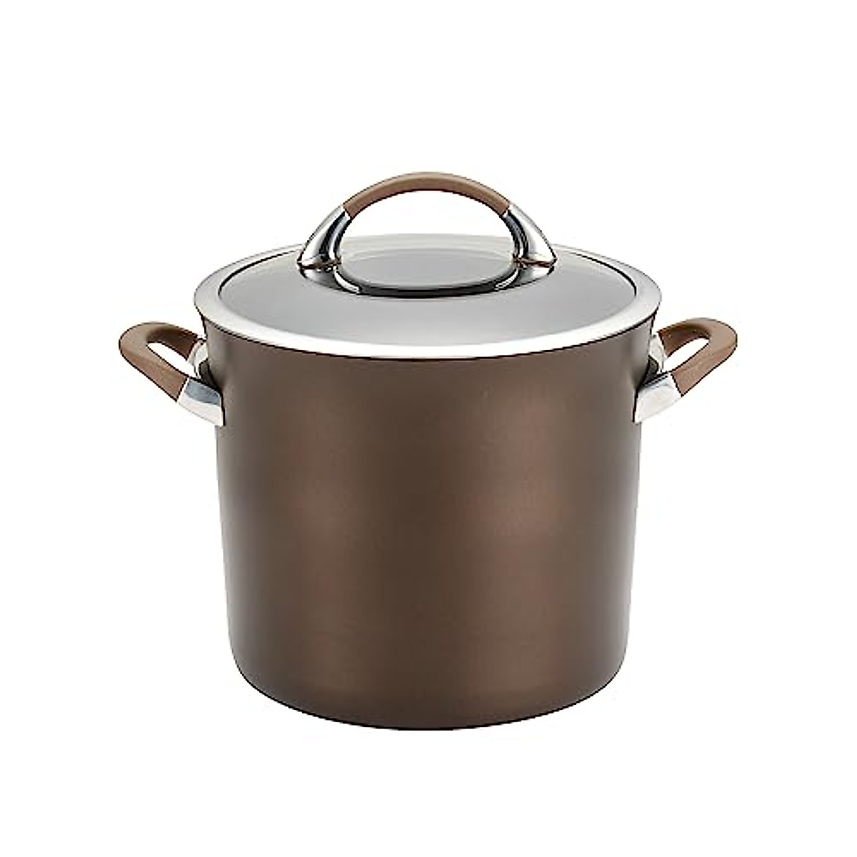 Circulon Symmetry Dishwasher Safe Hard Anodized Nonstick Cookware Pots and Pans Set, 11-Piece, Chocolate