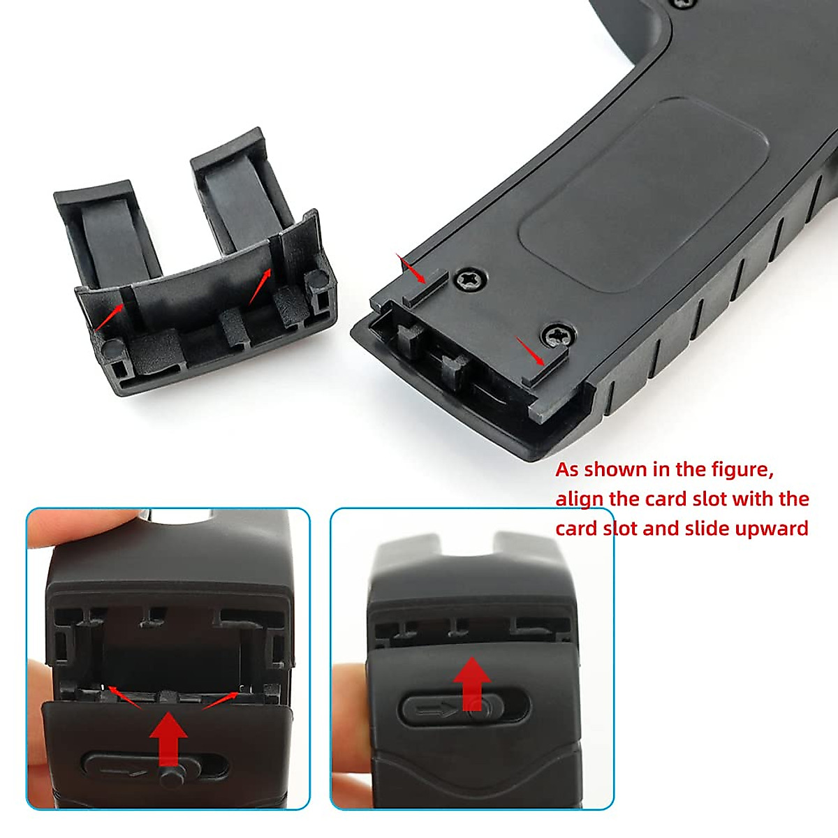 TSVISIONCORE Microphone & PTT for Walker's Razor Noise Cancelling Headphones Airsoft（Black）