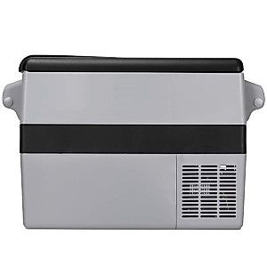 COSTWAY Car Refrigerator, 44 Quart Compressor Cooler and Freezer, -4°F to 50°F, Portable and Compact Vehicle Car Fridge, For Car, Home, Camping, Traveling