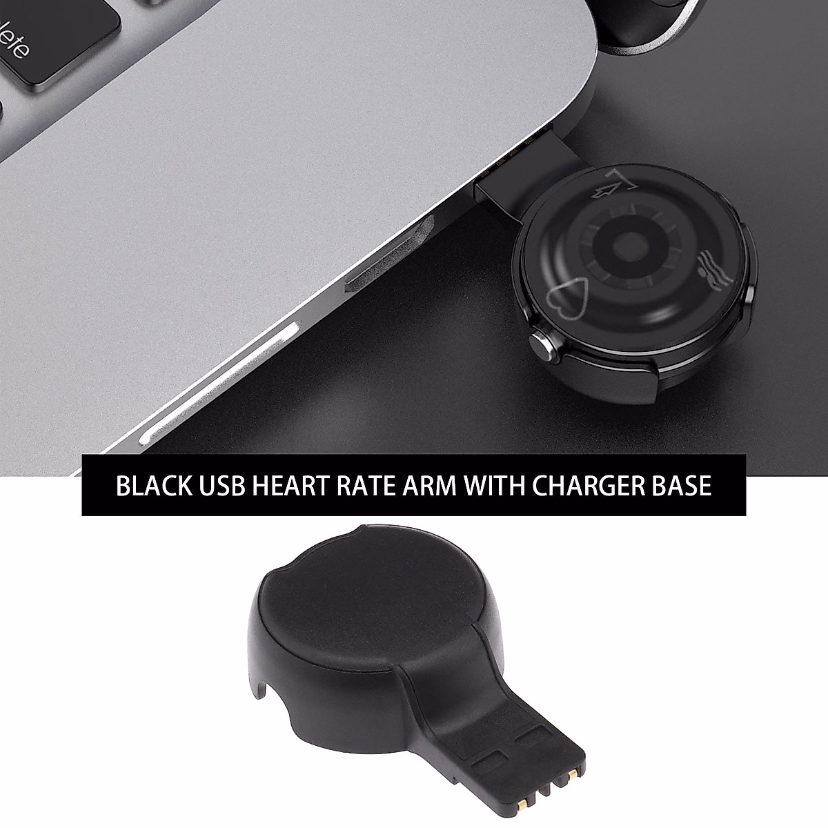 SING F LTD USB Cable Charger Replacement Compatible with Polar Verity Sense/OH1 USB Charging Cables Dock Charger Stand 43.5x30x11.3mm