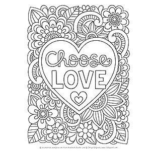 Notebook Doodles Love: Coloring & Activity Book (Design Originals) 32 Sweet Designs with Hearts, Rainbows, Quotes, and More, on Thick Perforated Paper - Beginner-Friendly, Uplifting Art Activities