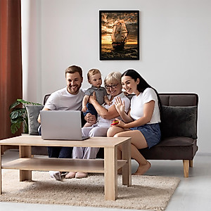 Blackbeards Pearl Pirate Ship Home Decor - Wall Art Print Great Mens Gift- Home Decor- Office Decor. Great for Man Cave- Rec Room-Study. Beautiful Clipper Ship & Sailing Art. Unframed - 8 x10