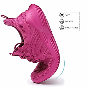 Women's Running Shoes Tennis Walking Sneakers Work Casual Comfor Lightweight Non-Slip Breathable Gym Trainers