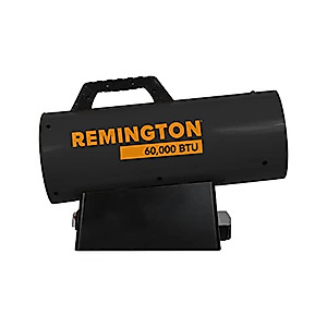 Remington 60,000 BTU Battery Operated LP Forced Air Heater - Variable Output - Battery Not Included