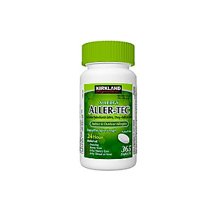 Kirkland Signature Aller-Tec Cetirizine Hydrochloride Tablets, 10 mg, 365 Count