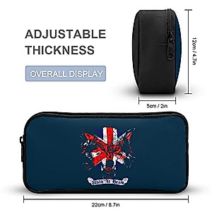 Wild at Heart Wolf Artwork Pencil Case Pencil Pouch Coin Pouch Cosmetic Bag Office Stationery Organizer