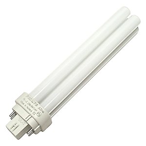 Philips Lighting 38337-2 - PL-C 26W/841/4P/ALTO - 26 Watt CFL Light Bulb - Compact Fluorescent - 4 Pin G24q-3 Base - 4100K -