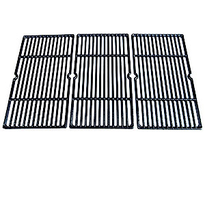 Direct Store Parts DC113 Polished Porcelain Coated Cast Iron Cooking Grid Replacement for Charbroil, Cuisinart, Tuscany Gas Grill