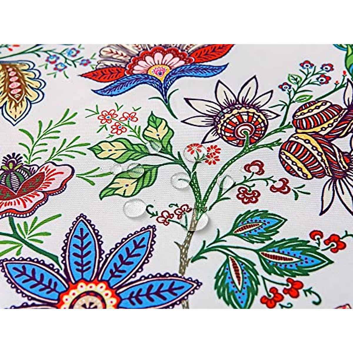 EHouseHome Indoor Outdoor Tablecloth Water Resistant Spill Proof Fabric Table Cover 52x70Inch Rectangle,Botanical Garden