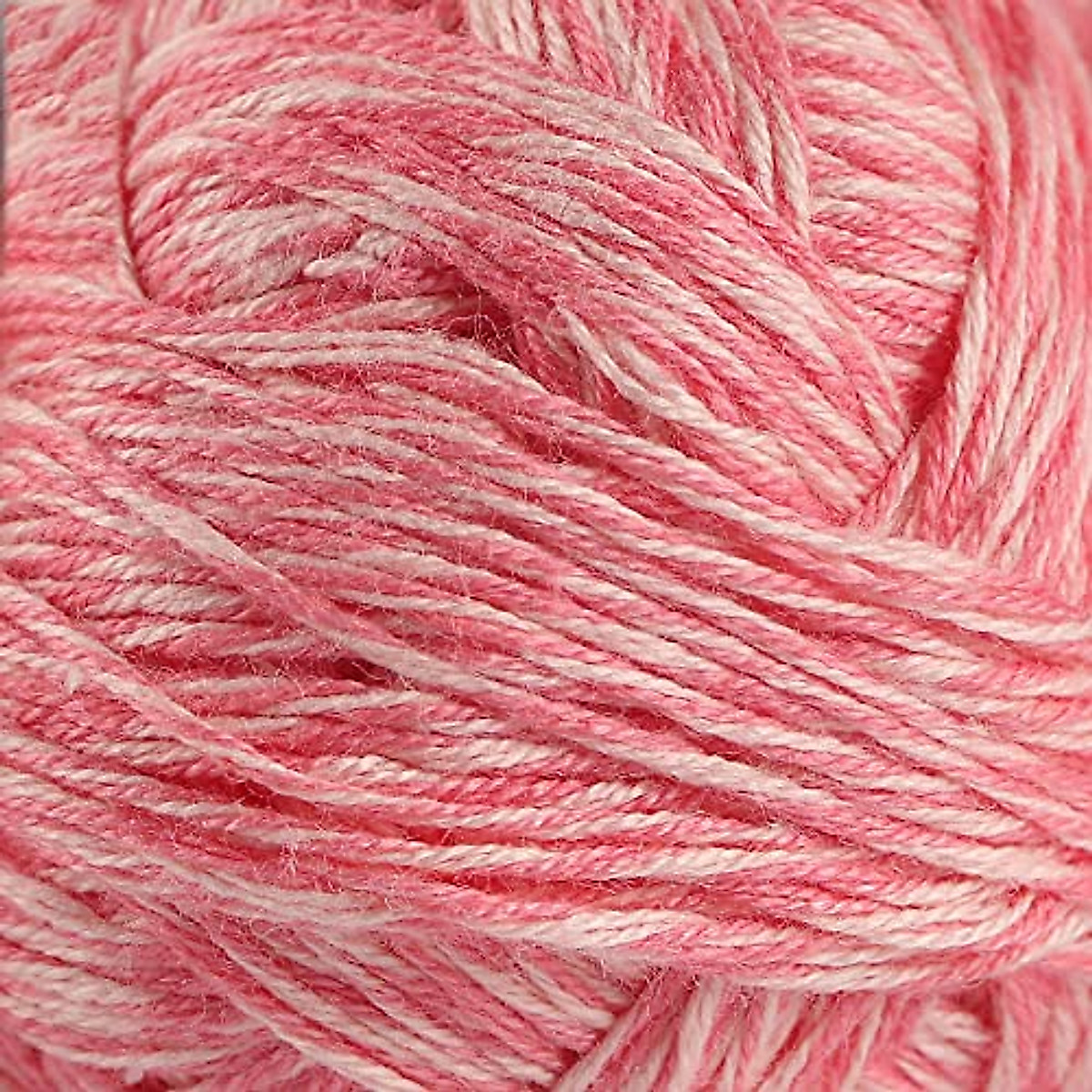 8 Balls La Mia Crown Yarn, Total 7.05 Oz (200 gr), Each 0.88 Oz (25 gr), 800 mt (874 yds), Knitting and Crocheting, 50% Cotton and 50% Acrylic, 2 Weight Fine Yarn, Pink L901