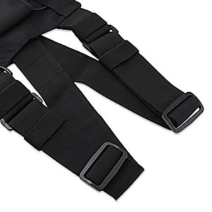 abcGoodefg Radio Chest Harness Chest Front Pack Pouch Holster Vest Rig for Two Way Radio Walkie Talkie(Rescue Essentials) (Black)