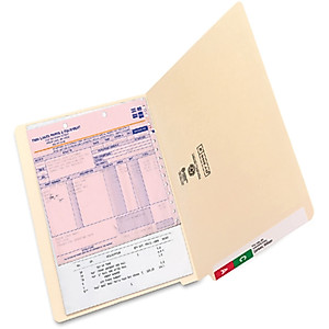 Smead End Tab File Folder, Shelf-Master® Reinforced Straight-Cut Tab, Legal Size, Manila, 100 per Box (27110)