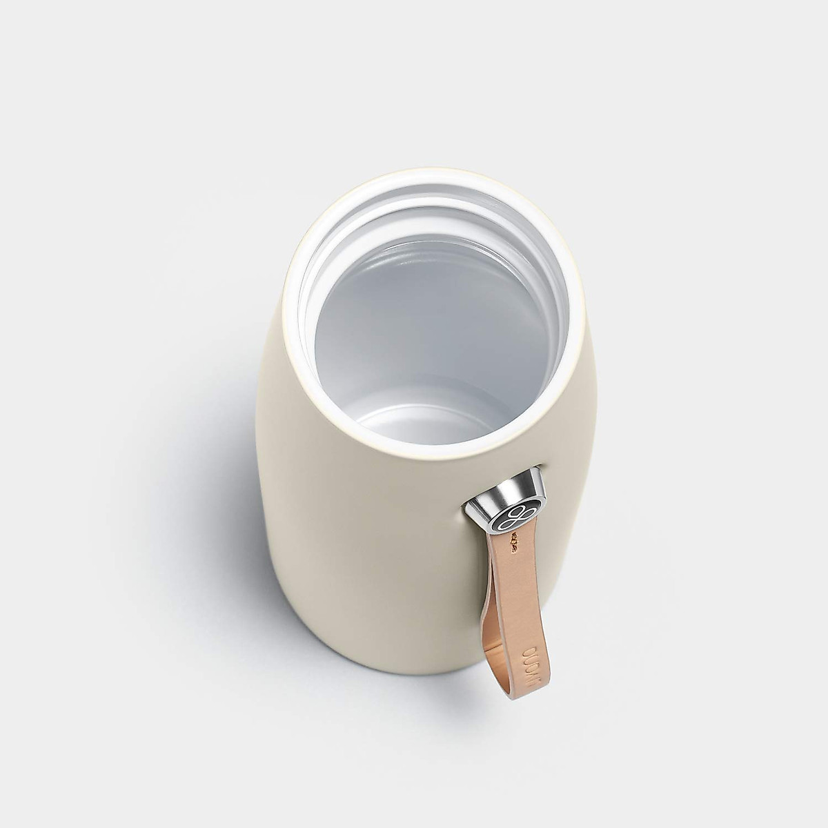 Livana 16 oz. SilkSip™ Insulated Water Bottle - Like Drinking from a Glass Water Bottle - The HydraGlow (Stone)