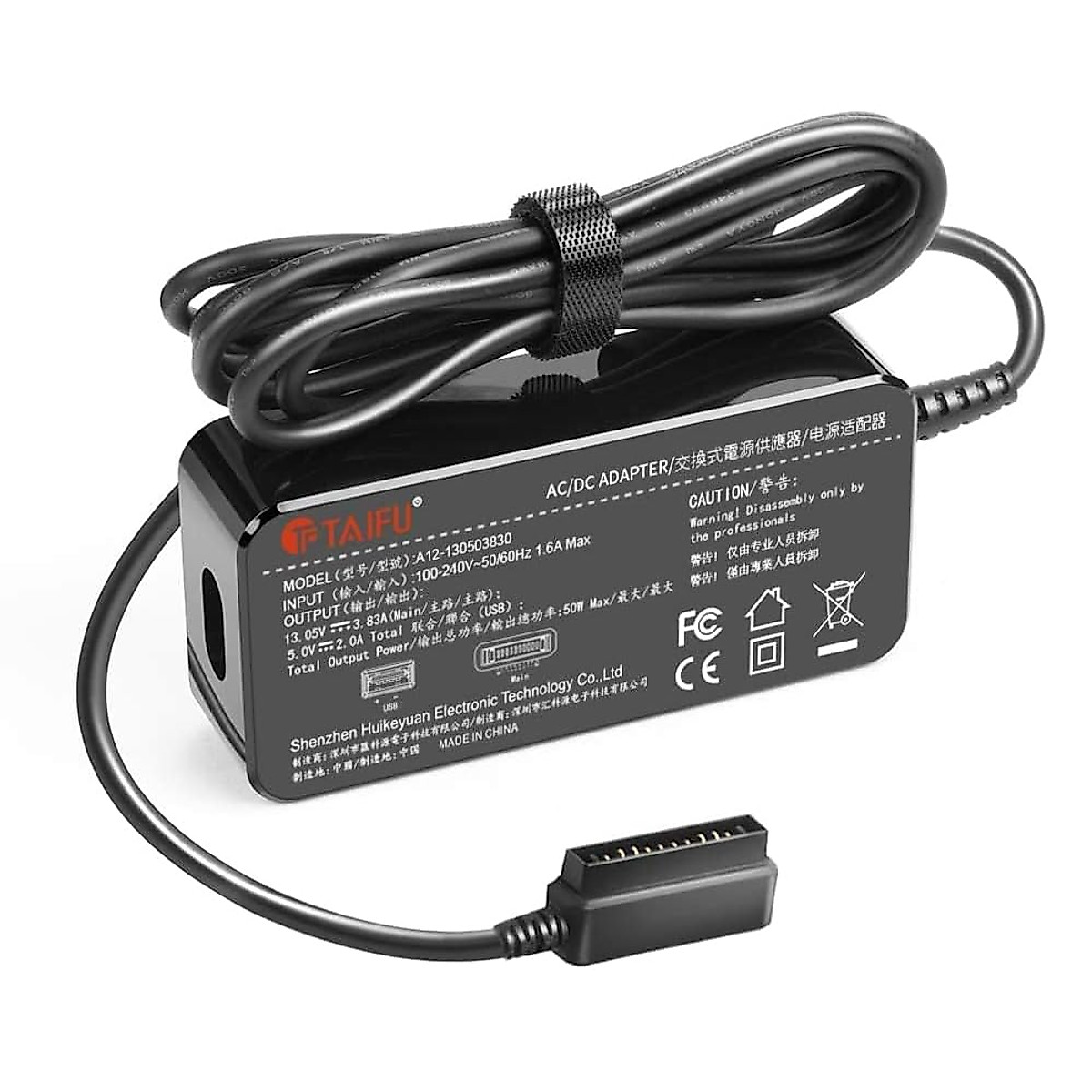 TAIFU 50W 13.05V 3.83A Battery Charger Adapterfor JI Mavic Pro/Mavic Pro Alpine/Mavic Pro Platinum RC Drone/Mavic Intelligent Flight Battery & Remote Controller DJI Mavic Charger Power Supply Cord