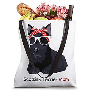 Scottish Terrier Mom Bandana Womens Scottie Dog Tote Bag